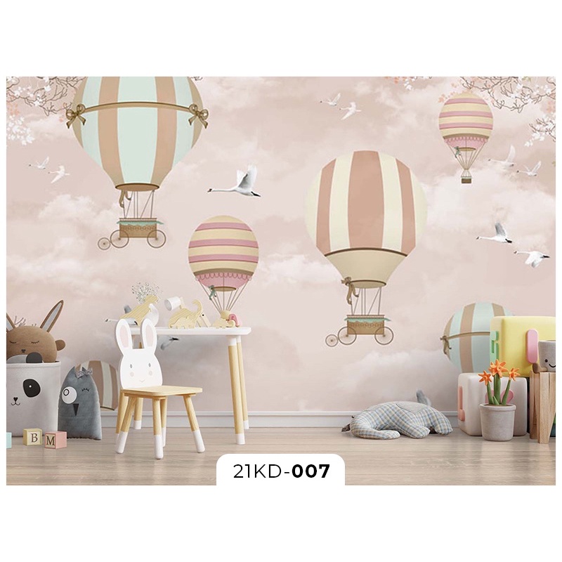 Jual Wallpaper Dinding Custom Mural Kamar Anak Happy Kids | Shopee ...