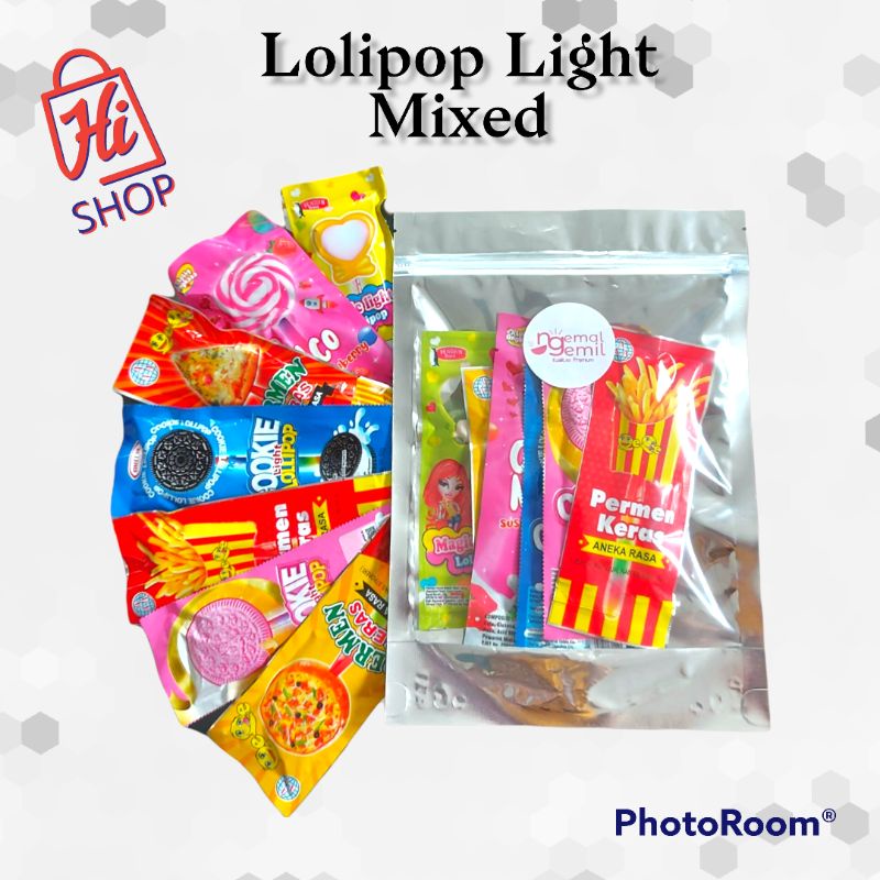 Jual Permen Lolipop light Mixed Permen Pen / lolipop stik nyala Mixed ...