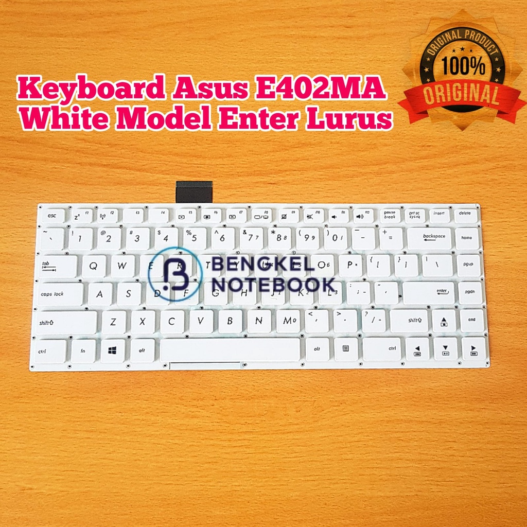 Jual Keyboard Asus E402 E402M E402MA E402SA E402S E403 E403SA White | Shopee Indonesia