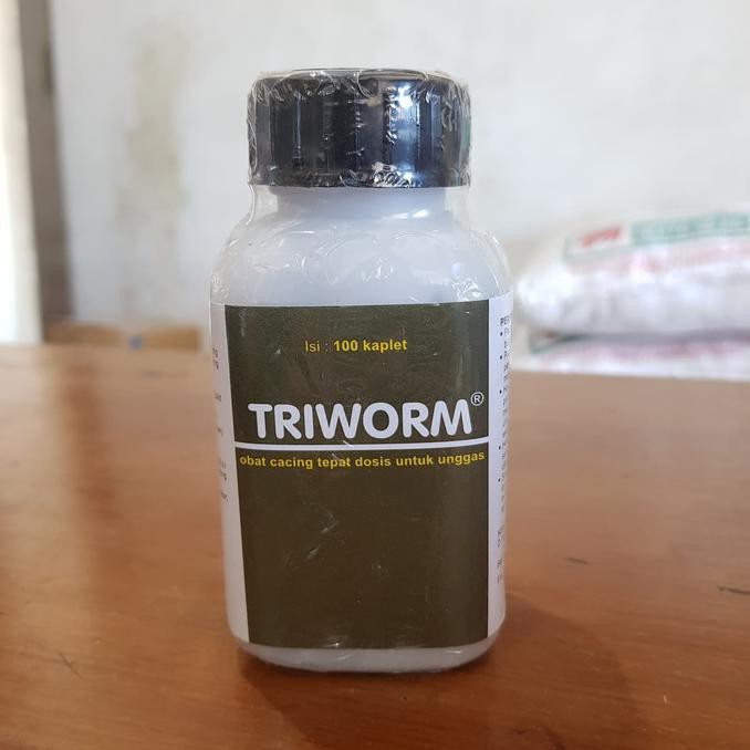 Jual Produk Unggulan] Triworm 100 Kaplet / Obat Cacing Unggas / Obat Cacing Ayam | Shopee Indonesia