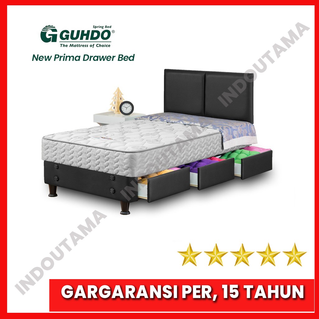 Jual Kasur Springbed Guhdo - New Prima Drawer Bed | Shopee Indonesia