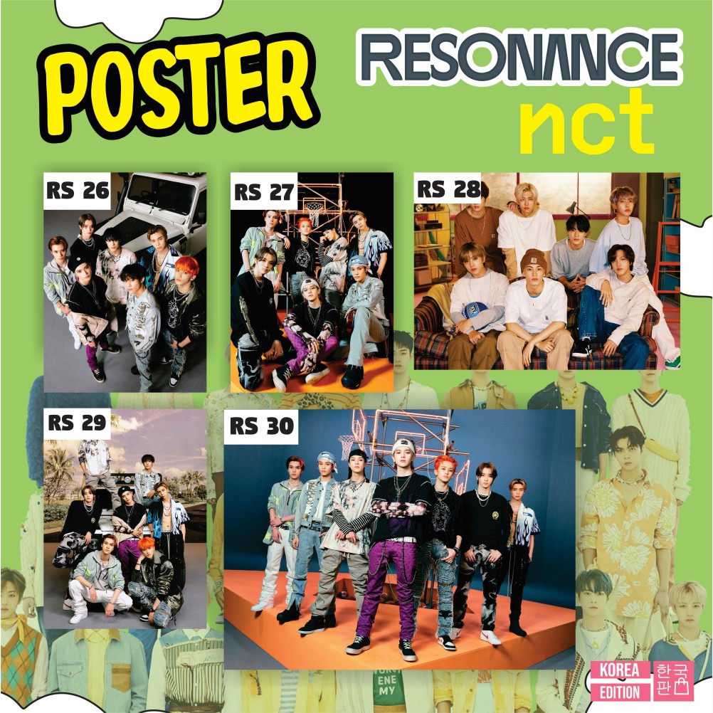 Jual POSTER KPOP NCT 2020 RESONANCE Pt.1 / NCT DREAM / NCT 127 / WAYV ...