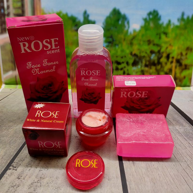 Jual Paket cream rose 3in1 (toner,sabun,krim) | Shopee Indonesia