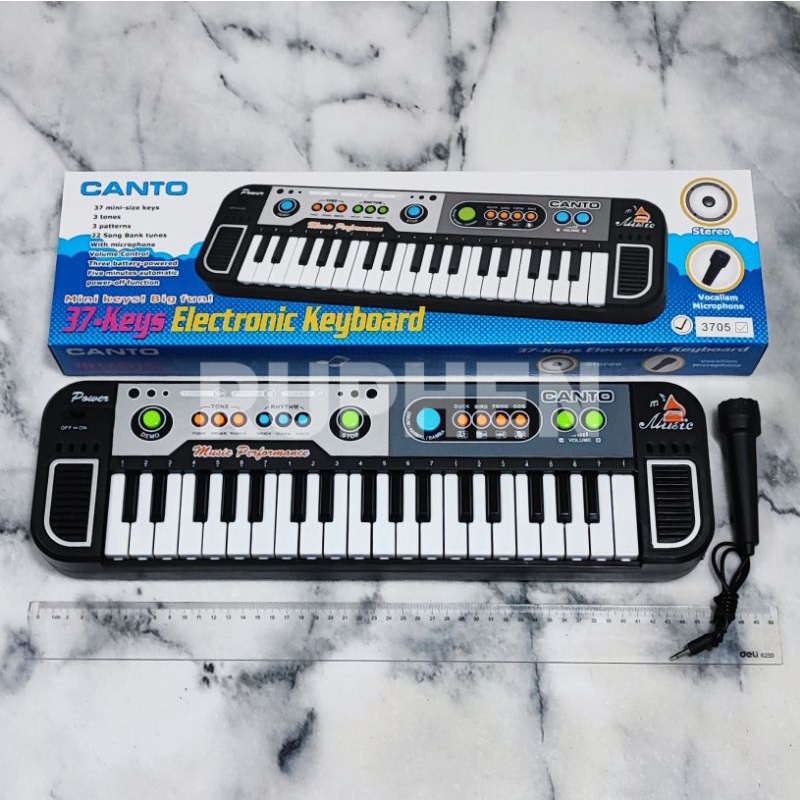 Jual Canto Electronic Keyboard 37 Keys Organ Mainan Anak | Shopee Indonesia