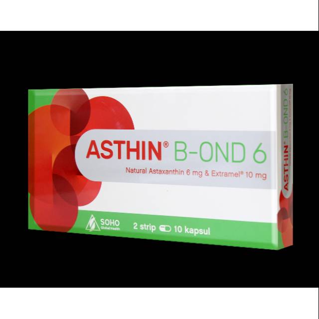 Jual ASTHIN B-OND 6MG / ASTHIN BOND / SUPLEMEN ANTI OKSIDAN | Shopee ...