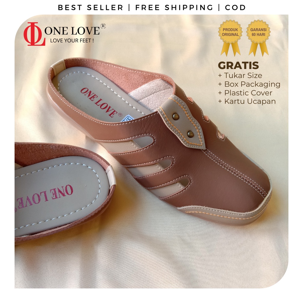 Jual One Love Sepatu Flat Wanita Tipe Sepatu Potong Sol Karet Warna ...