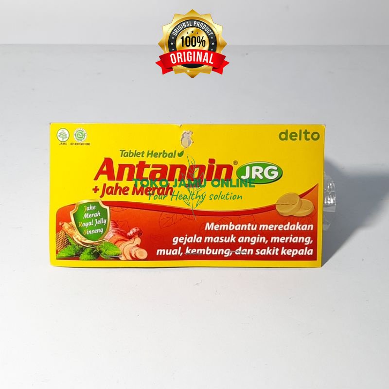 Jual Antangin + Jahe merah Deltomed TABLET - Membantu meredakan gejala ...