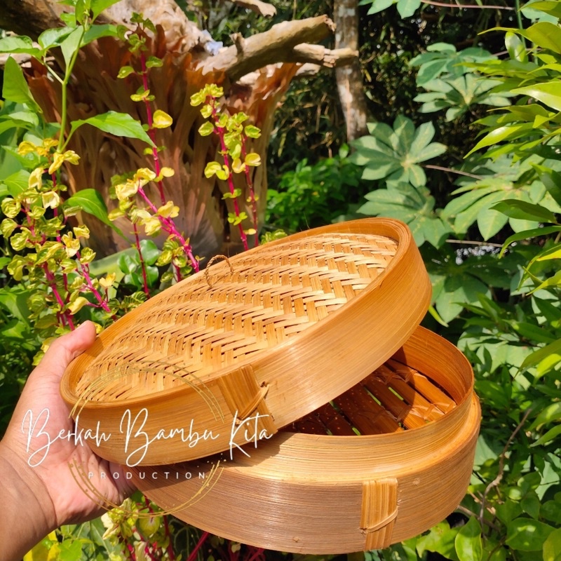 Jual Klakat Bambu 20 cm 1pcs (Wadah / Tutup) / Tempat Makanan / Wadah ...