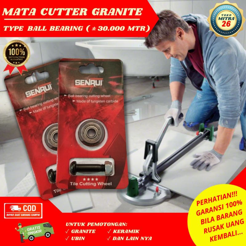 Jual Mata Potong Pisau Keramik Granit Dorong Roda Tile Cutter Wheel ...