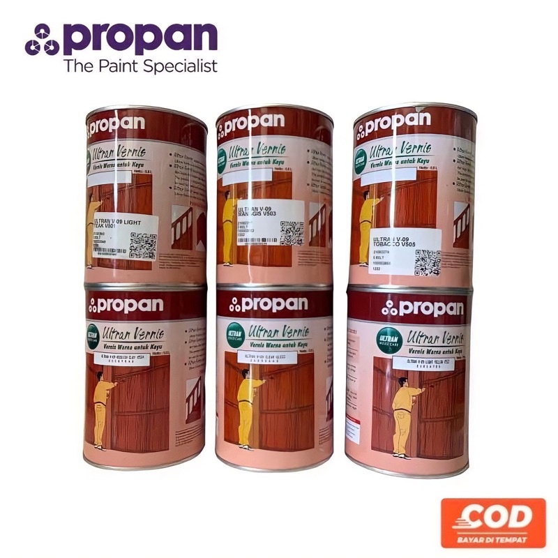Jual Cat Kayu Propan Ultran Vernis 0.8 L Politur / Plitur / Pelistur V ...