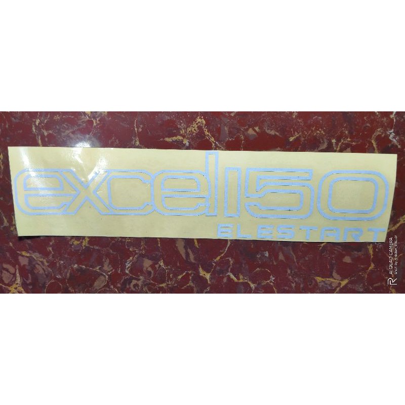 Jual STICKER EXCEL 150 ELESTART BAHAN NYALA (COD) | Shopee Indonesia