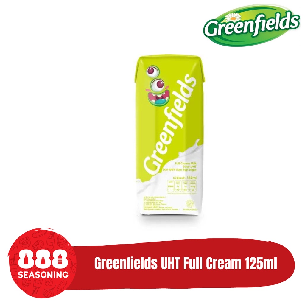 Jual SUSU GREENFIELDS UHT MILK ALL VARIANT 125ml | Shopee Indonesia
