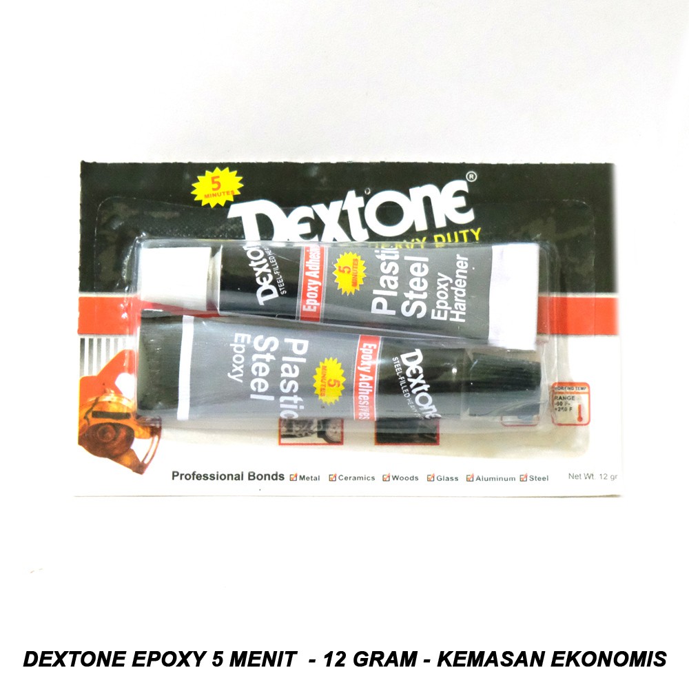Jual Dextone Epoxy 5 Menit - 12 Gram - Kemasan Ekonomis | Shopee Indonesia