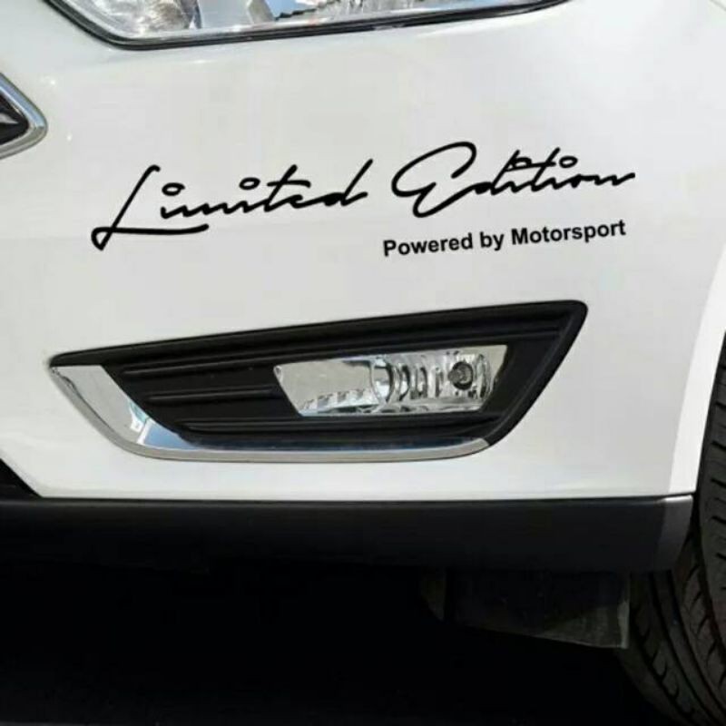 Jual Sticker Stiker Limited Edition Powered By Motorsport Cutting ...