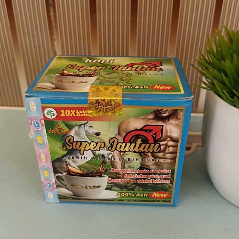 Jual KOPI SUPER JANTAN VITALITAS PRIA 21+ OBAT KUAT OBAT TAHAN LAMA (1 Box isi 10 Sachet ...