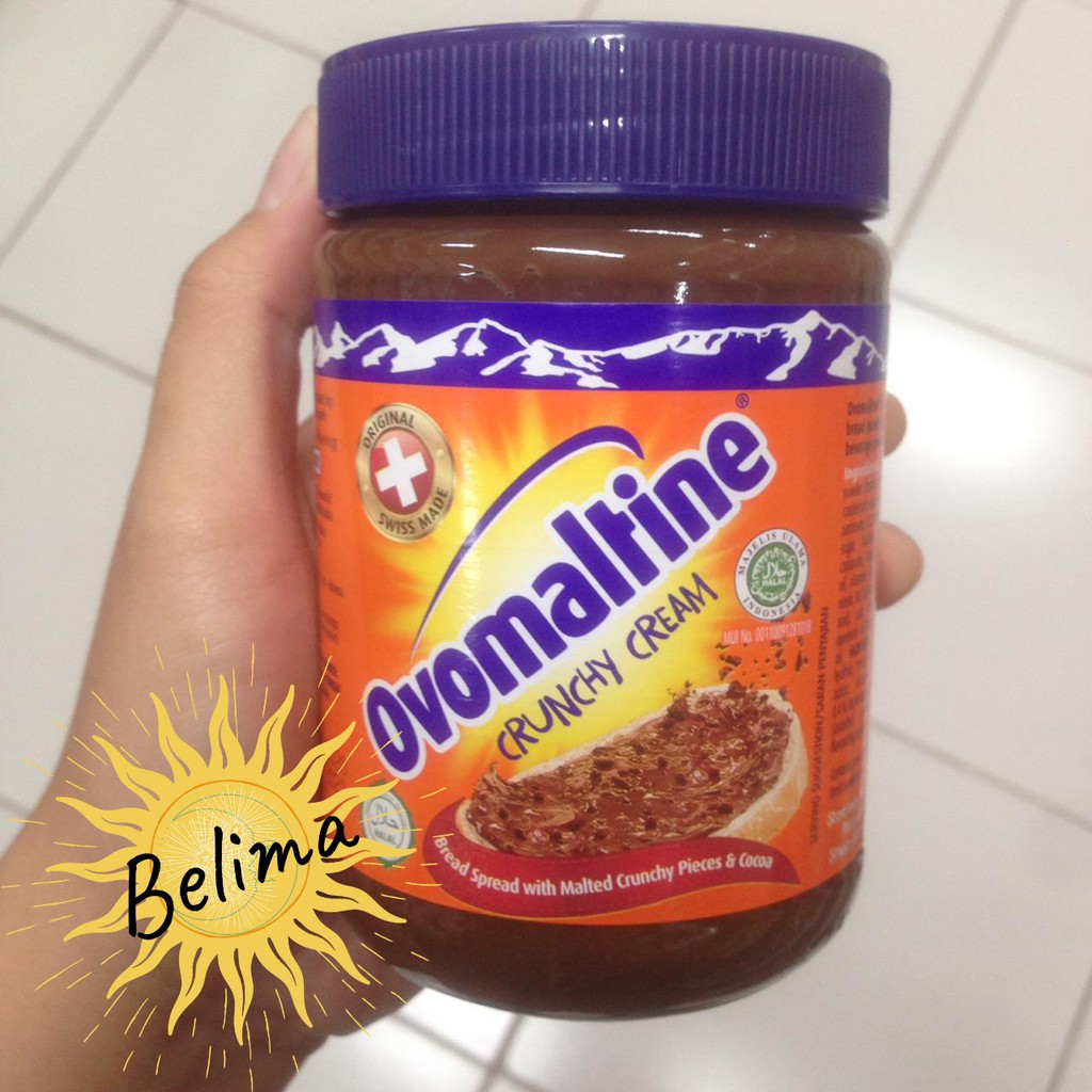 Jual Ovomaltine Spread Crunchy Cream 380gr | Shopee Indonesia