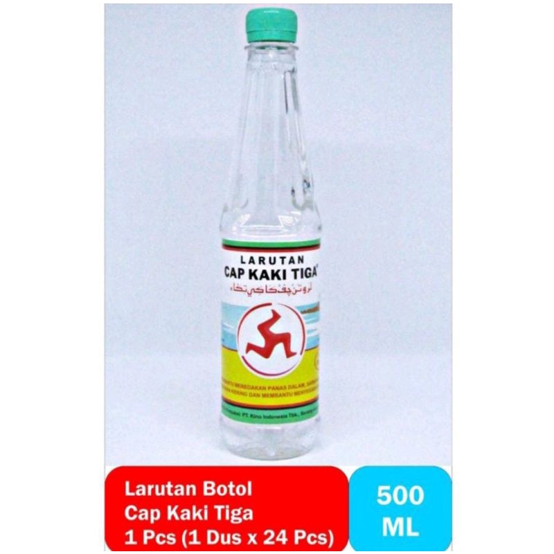 Jual Larutan penyegar cap kaki tiga botol pet 500ml | Shopee Indonesia