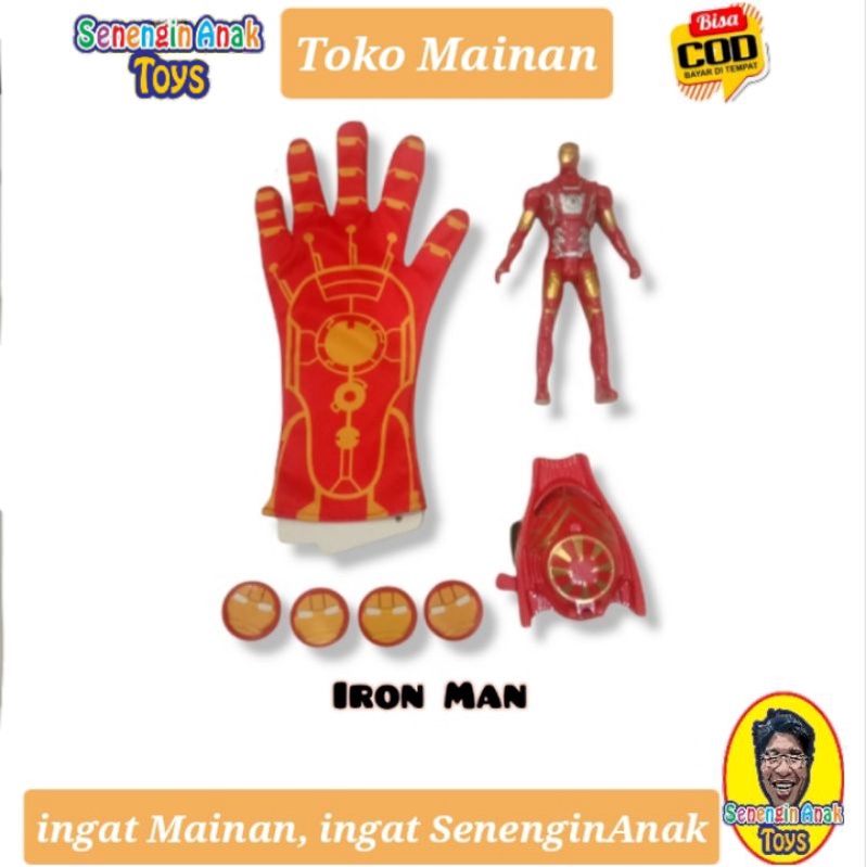 Jual Mainan Super Hero Avengers Sarung Tangan dan Robot Iron Man Murah ...