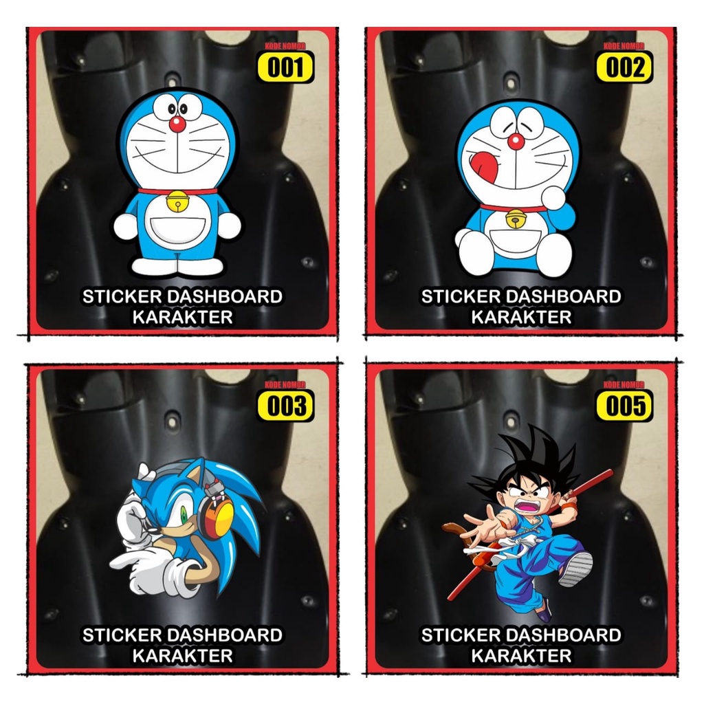 Jual Sticker striping decal sticker dashboard motor matic karakter ...