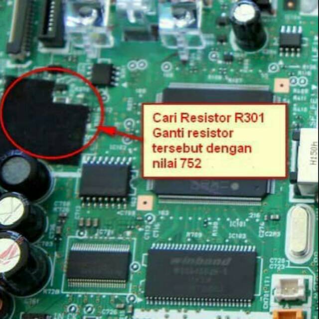 Jual Resistor R301 Error B200 P10 Kode Resistor 752 | Shopee Indonesia