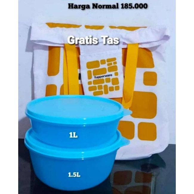 Jual modular bowl tuppy tepak makan set(2) | Shopee Indonesia