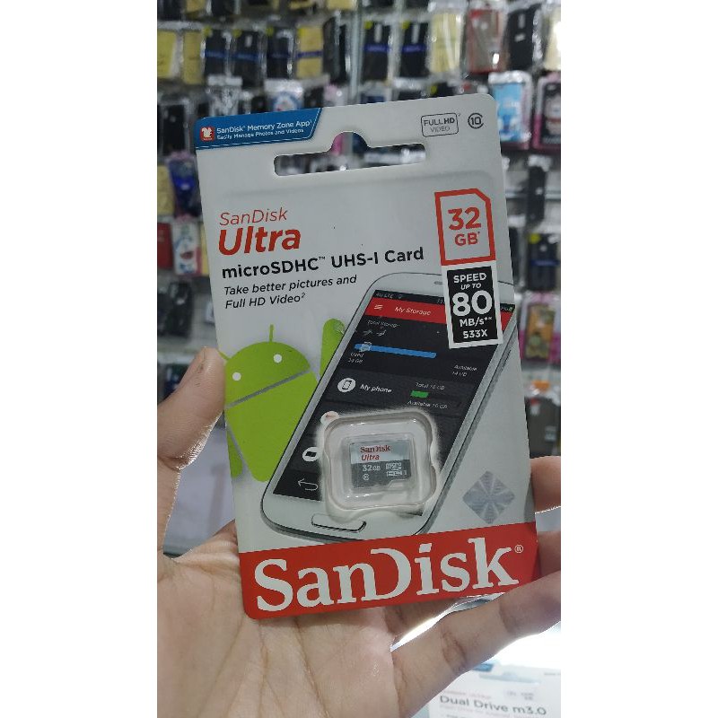 Jual MEMORY CARD SANDISK ULTRA MICRO 32GB | Shopee Indonesia