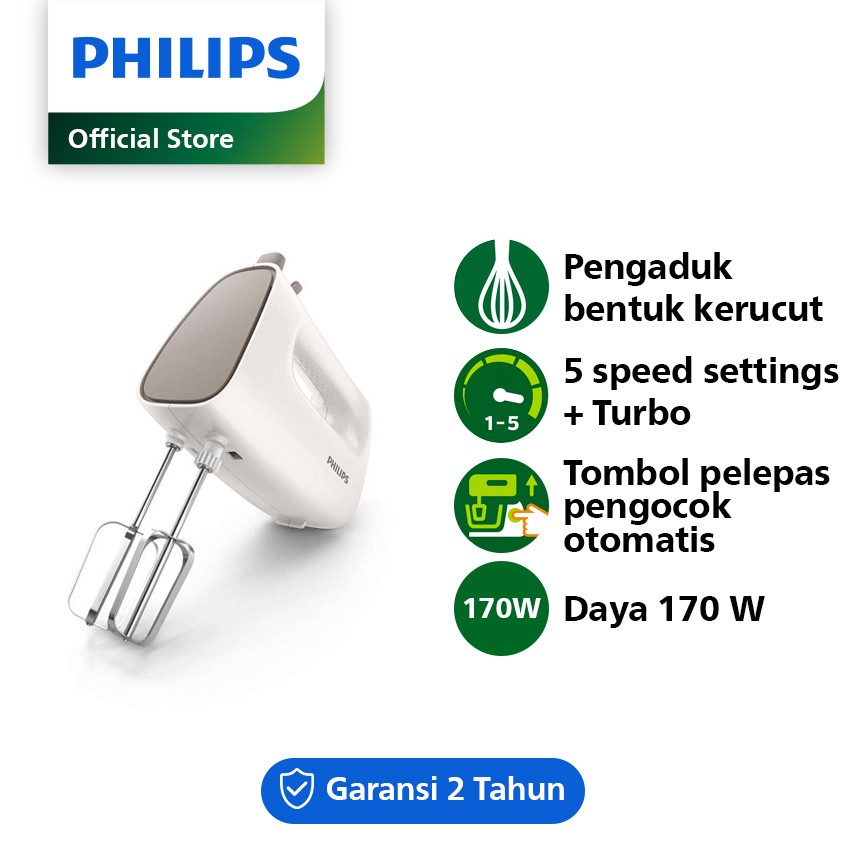 Jual PHILIPS HAND MIXER HR 1552/50 (GREY) | Shopee Indonesia