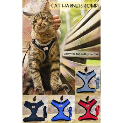Jual Harness Kucing / Harness kucing sporty / Harness Kucing Warna ...