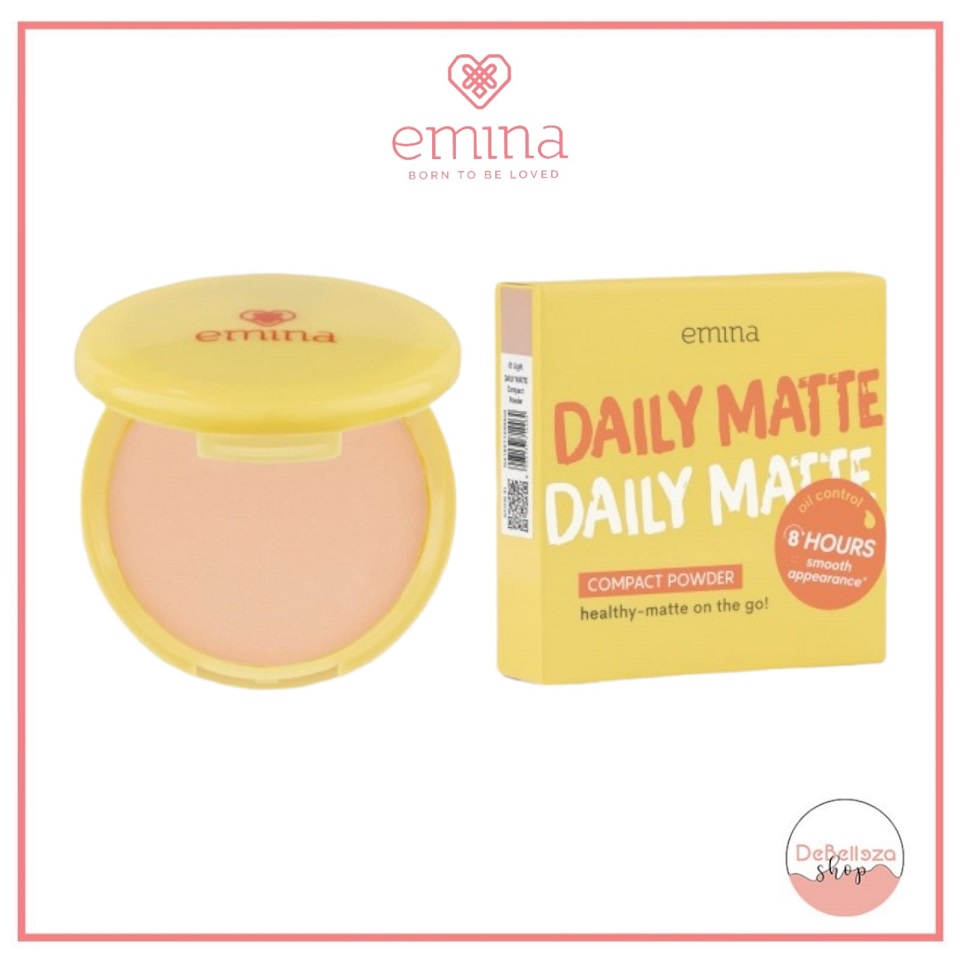 Jual Emina Daily Matte Compact Powder - Bedak TWC Padat | Shopee Indonesia