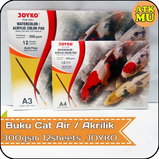Jual Buku Cat Air (Watercolor) / Akrilik (Acrylic Color) Sketch Pad ...