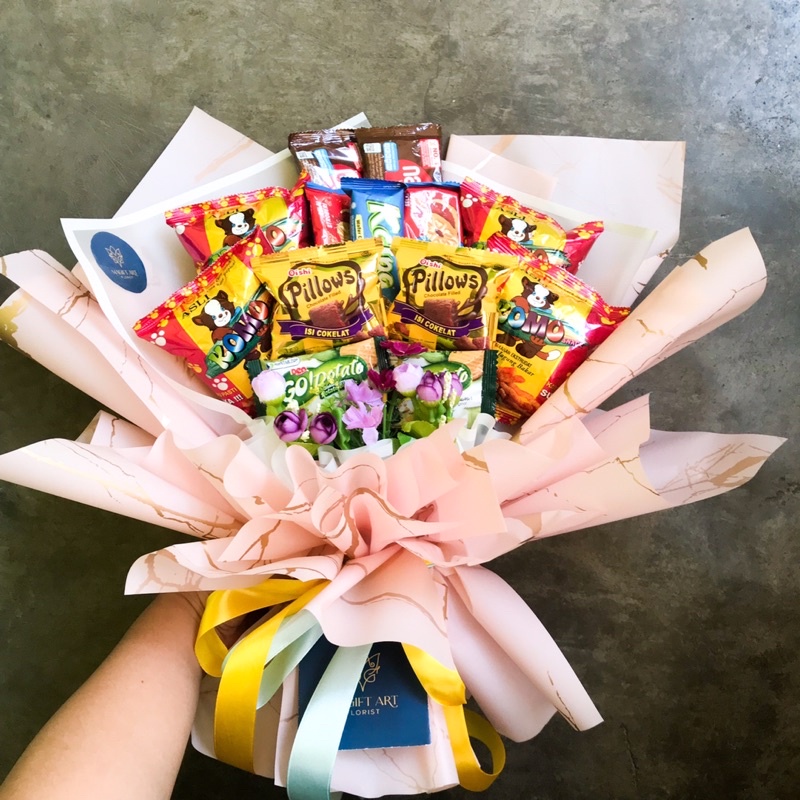 Jual Buket Snack / Buket Jajan / Buket Bunga / Buket Uang Murah / Buket ...