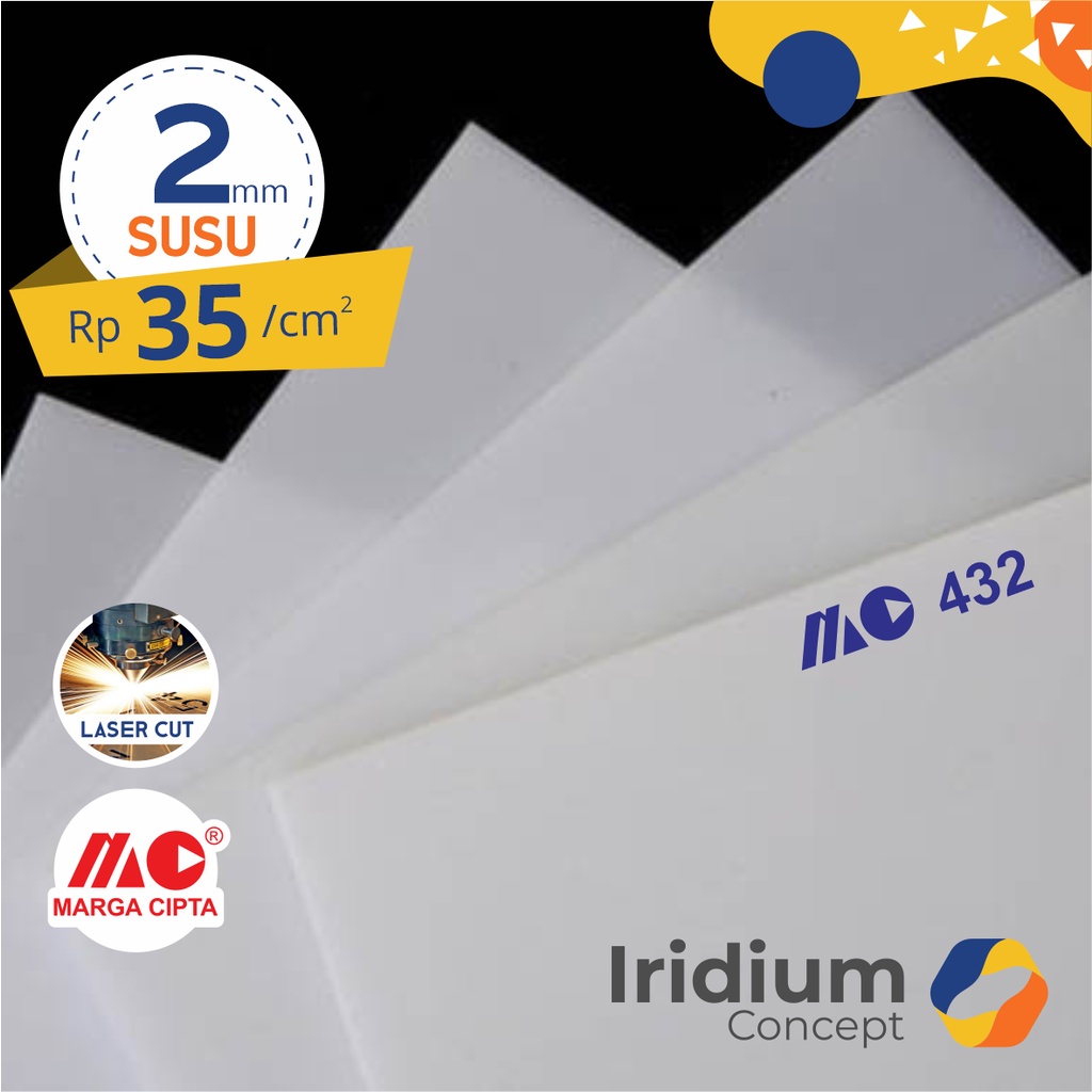 Jual Akrilik Lembaran Putih Susu 2 mm / Acrylic Sheet Tranparent White ...