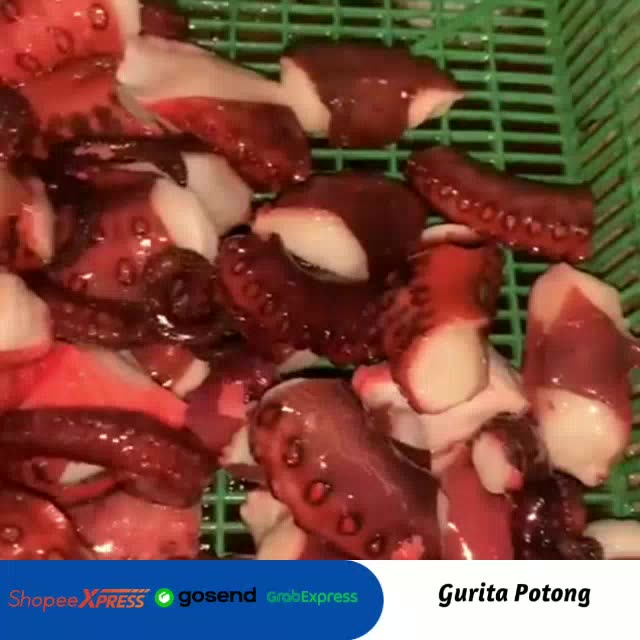 Jual Gurita/ Gurita Potong/ Tako Cut/ Gurita Takoyaki/ kemasan 1 kg ...