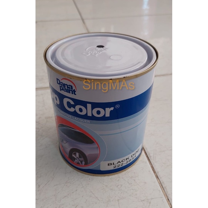 Jual Cat Mobil Duco TOP COLOR 222-2833 BLACK DOF 1Kg Hitam Dop Doff ...