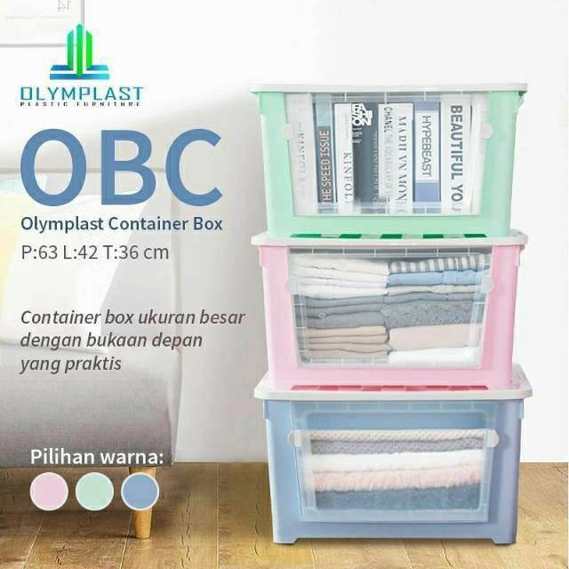 Jual BOX CONTAINER OBC OLYMPLAST / CONTAINER / RAK PLASTIK / TEMPAT ...
