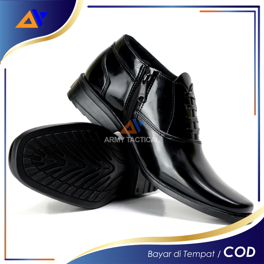 Jual Sepatu PDH 02 Polri Satpam Security Polisi Sepatu Dinas Kerja ...