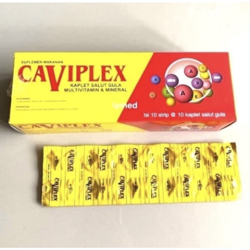 Jual Caviplex Multivitamin dan Mineral 100 Tablet | Shopee Indonesia