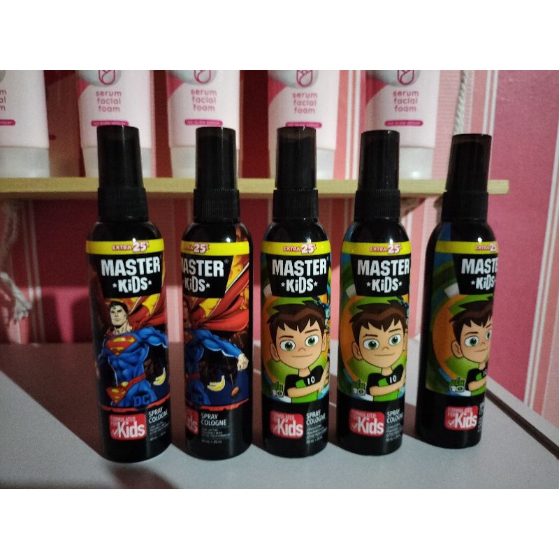 Jual MASTER Kids Spray Cologne 100ml | Shopee Indonesia