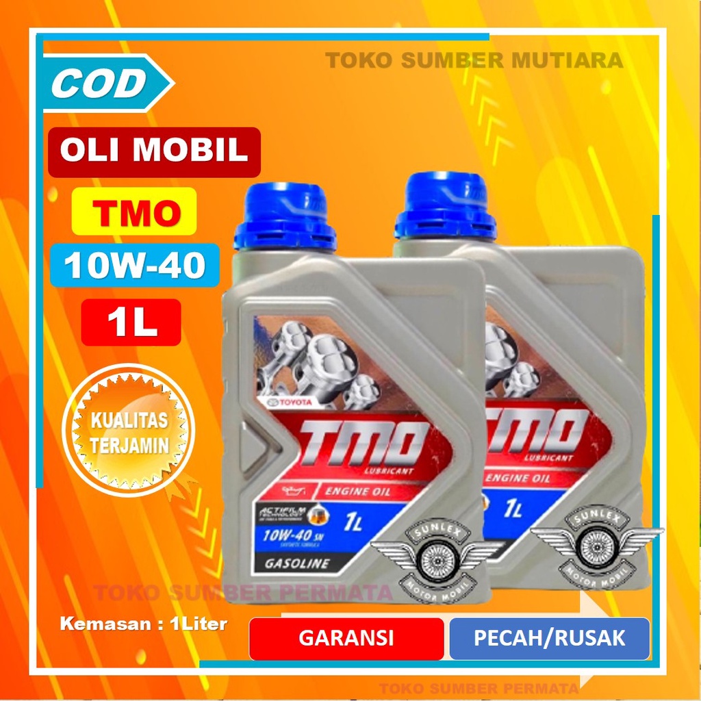 Jual Oli Mobil Tmo Toyota Avanza 10W 40 Bensin 1 Liter | Shopee Indonesia