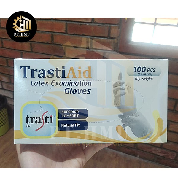 Jual Sarung Tangan Latex Trasti Disposable Latex Size S | Shopee Indonesia