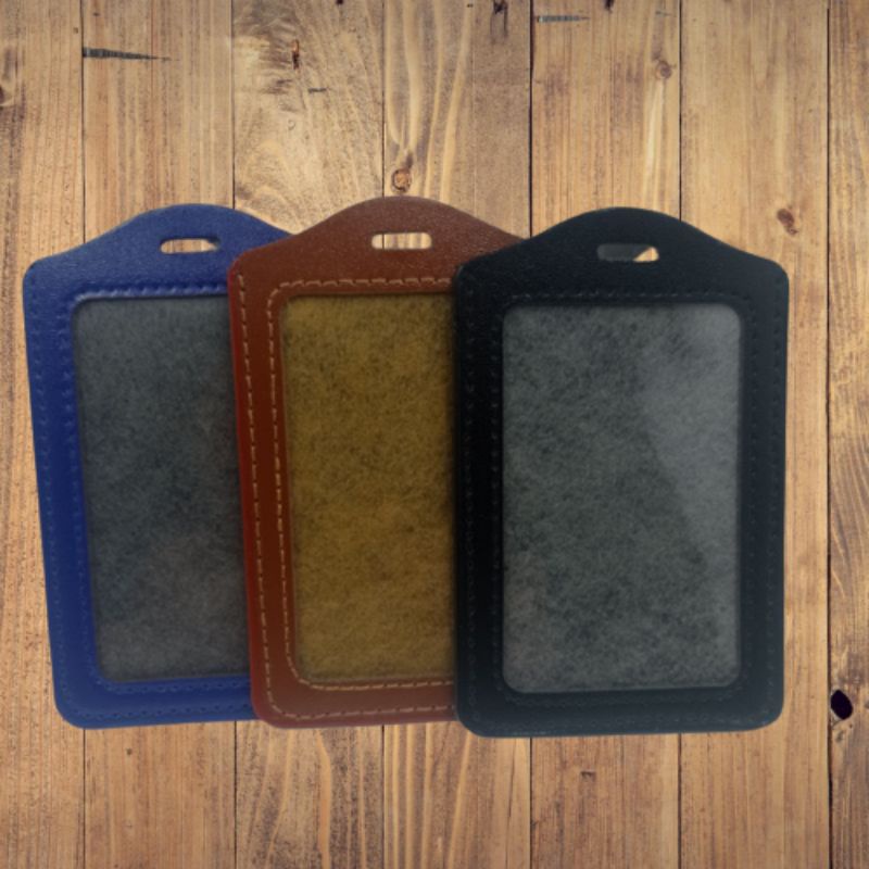 Jual NAME TAG ID CARD KULIT SINTETIS | FRAME ID CARD KULIT-ID005 ...