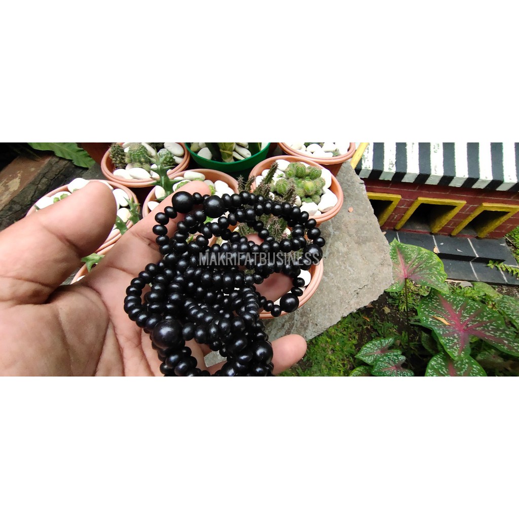Jual Produk Gelang BIJI POCOK Warna HITAM 6 mm Kode GBPWH601 By Intan ...