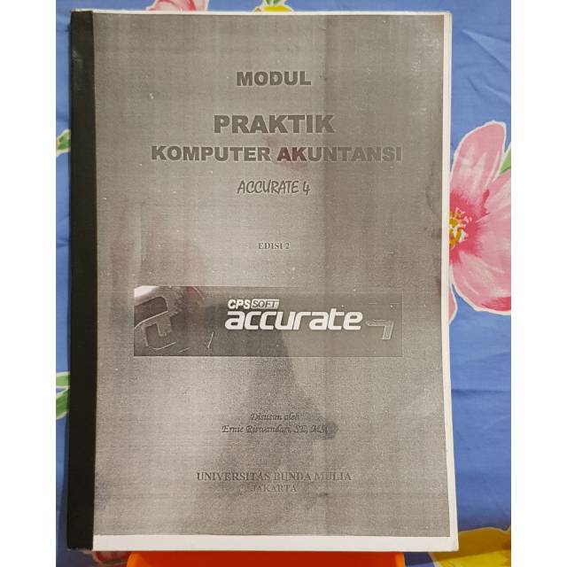 Jual Modul Komputer Akuntansi Accurate 4 Edisi 2 (UBM Version by Ernie Riswandari, SE, MSi ...