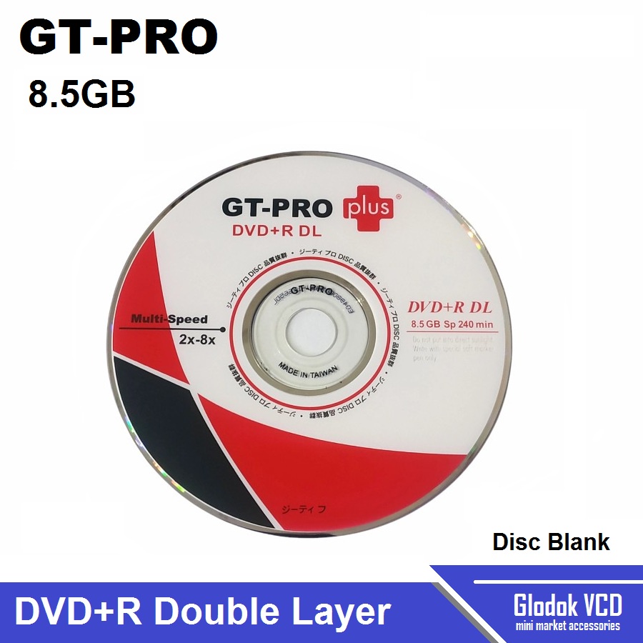 Jual GT-Pro DVD+R DL 8x Double Layer DVD Kosong Disc Blank | Shopee ...