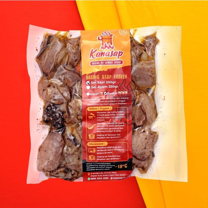 Jual Daging Asap - Daging Asap Smoked Beef Sei Sapi Sambal Kanasap ...