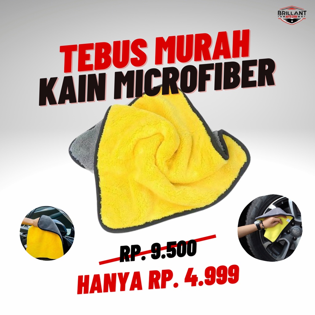 Jual Kain Microfiber 30x30 cm | Kain Khusus Perawatan Kendaraan | Kain ...