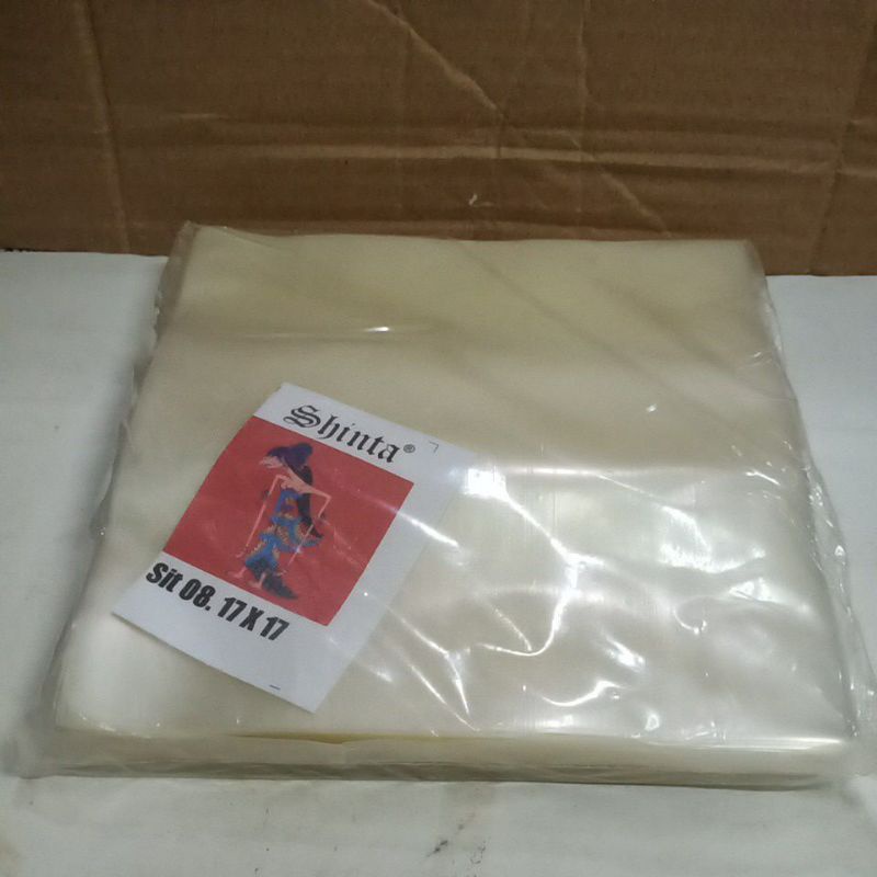 Jual Plastik Sheet PP / Plastik Alas Lembaran 17 x 17 cm 500 gr ...