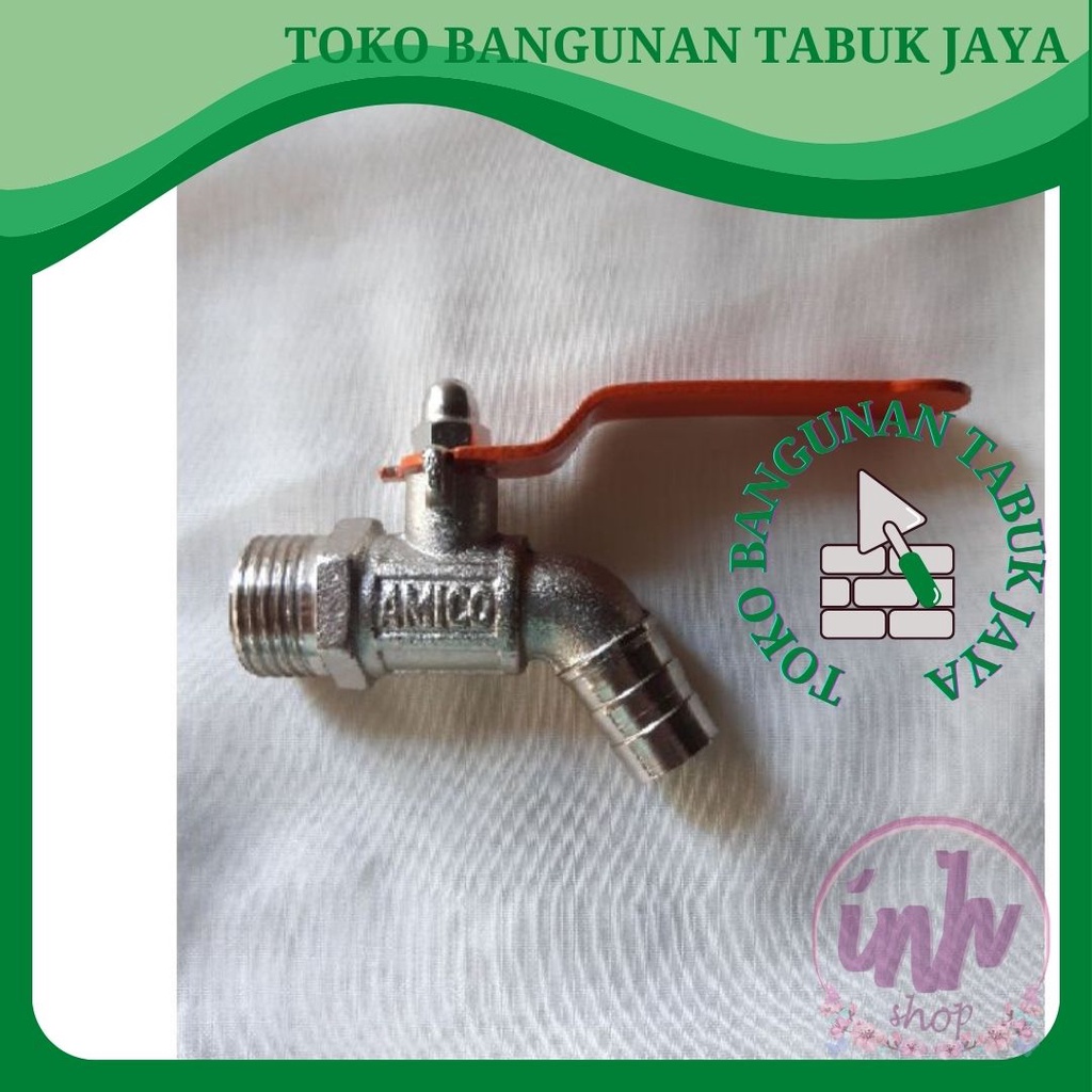 Jual KRAN KERAN TEMBOK BESI AMICO 1/2 3/4 | Shopee Indonesia