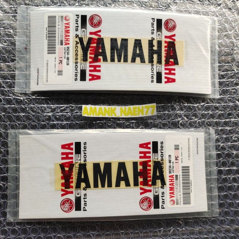 Jual stiker tutup sok depan f1zr sigma hitam asli yamaha | Shopee Indonesia