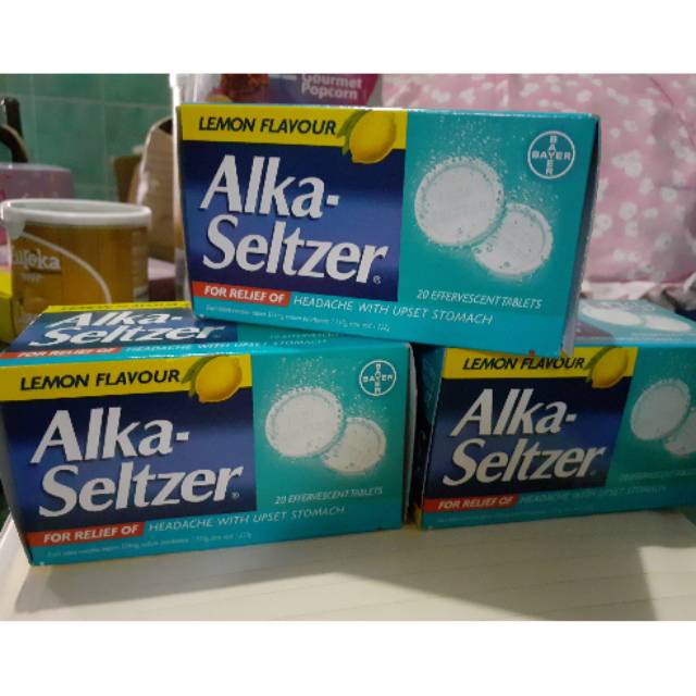 Jual Alka Seltzer Obat pusing mual masuk angin vertigo | Shopee Indonesia